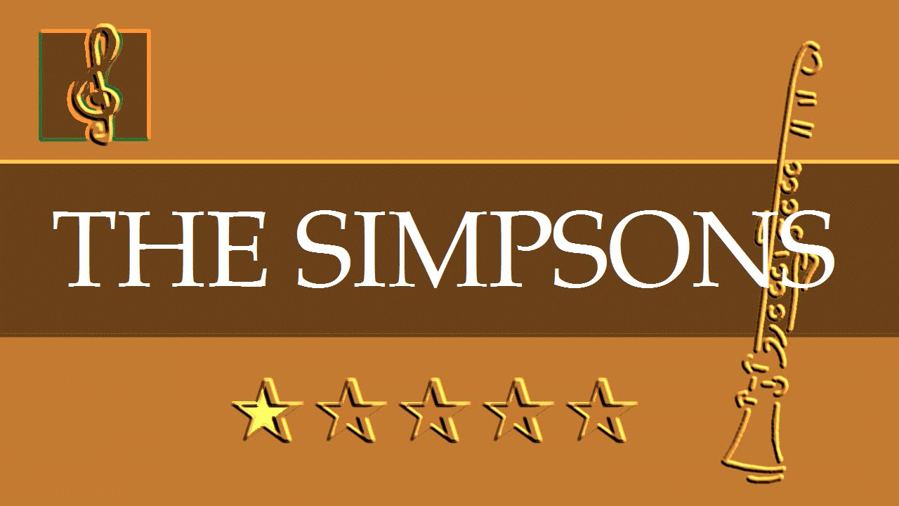 Clarinet & Guitar Duet - The Simpsons - Theme Song (Sheet Music) - YouTube