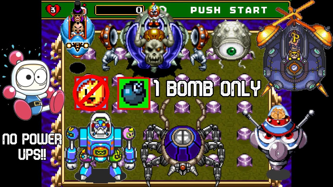 All Final Bosses in Super Bomberman Games (No Power-Ups!) - YouTube