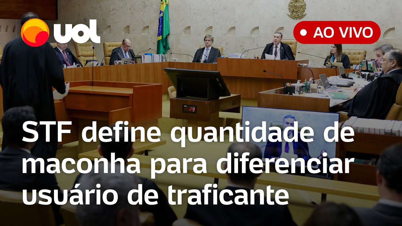 STF define 40 gramas de maconha para diferenciar usuário de traficante ...