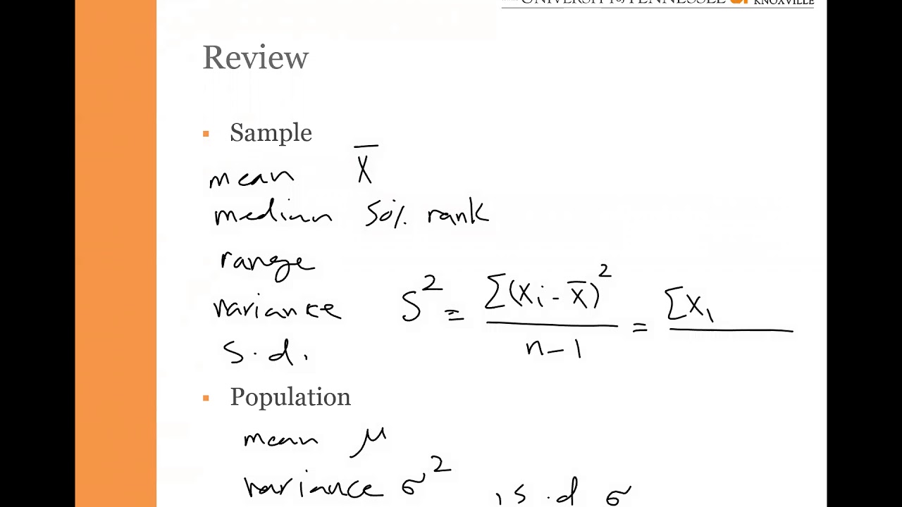 Lecture 3: Basic Probability and Statistics Background (continued ...