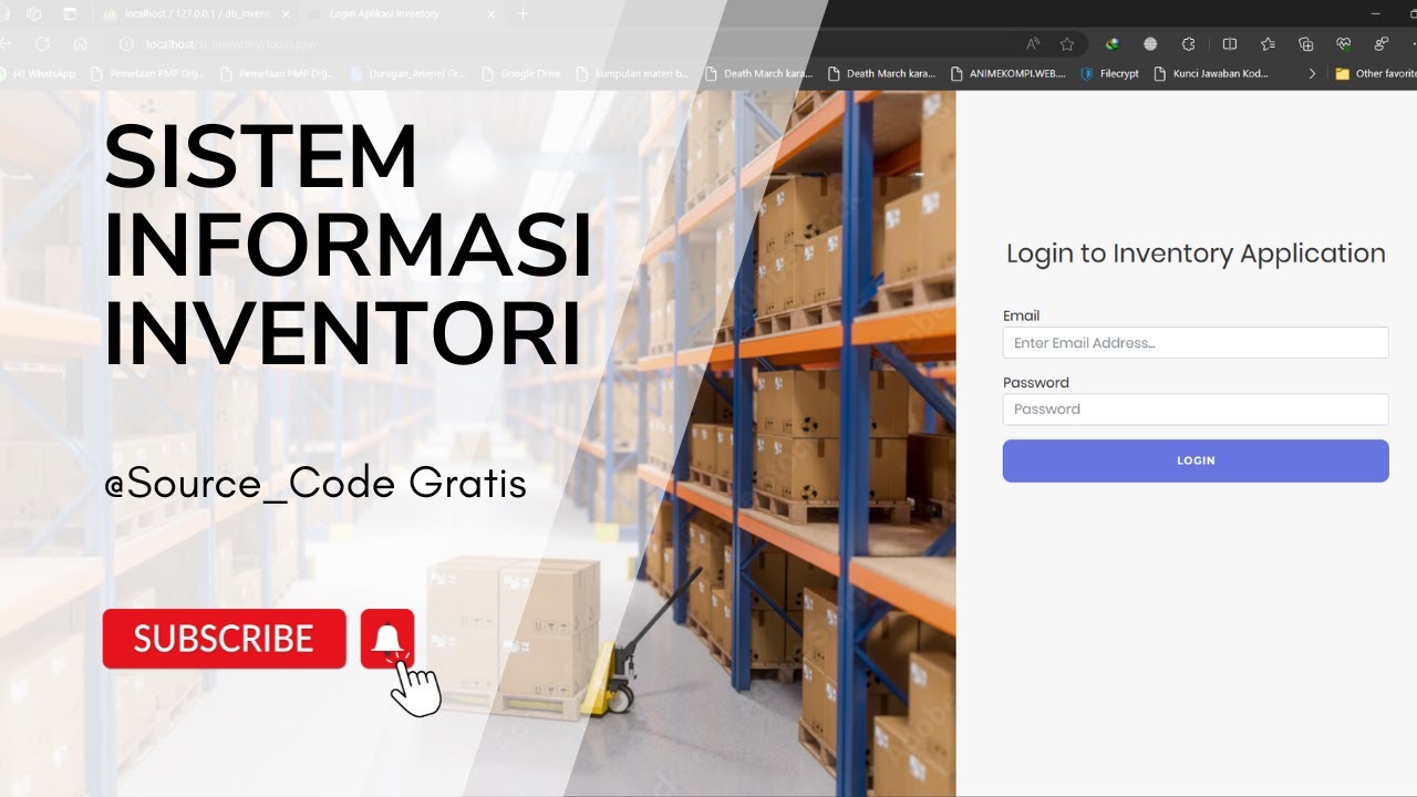 Sistem Informasi Inventory Barang || PHP - YouTube
