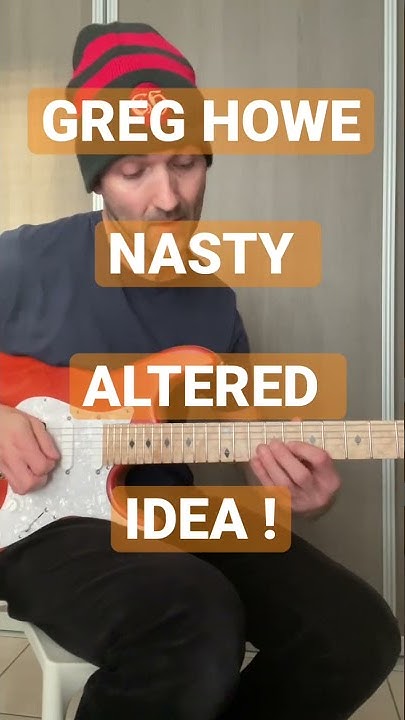 GREG HOWE ALTERED IDEA #fusionguitar #greghowe #shorts #shredguitar - YouTube