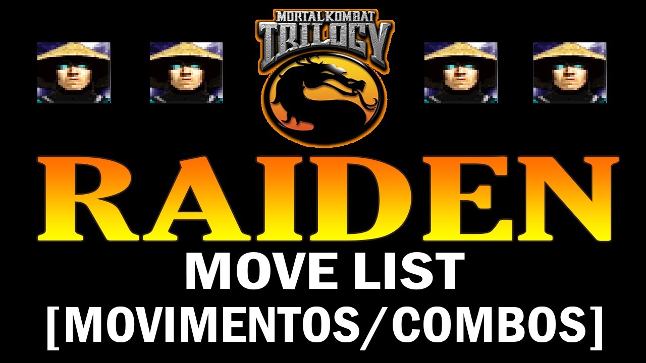 Mortal Kombat Trilogy (PS1) - Raiden Move List [Movimentos/Combos ...