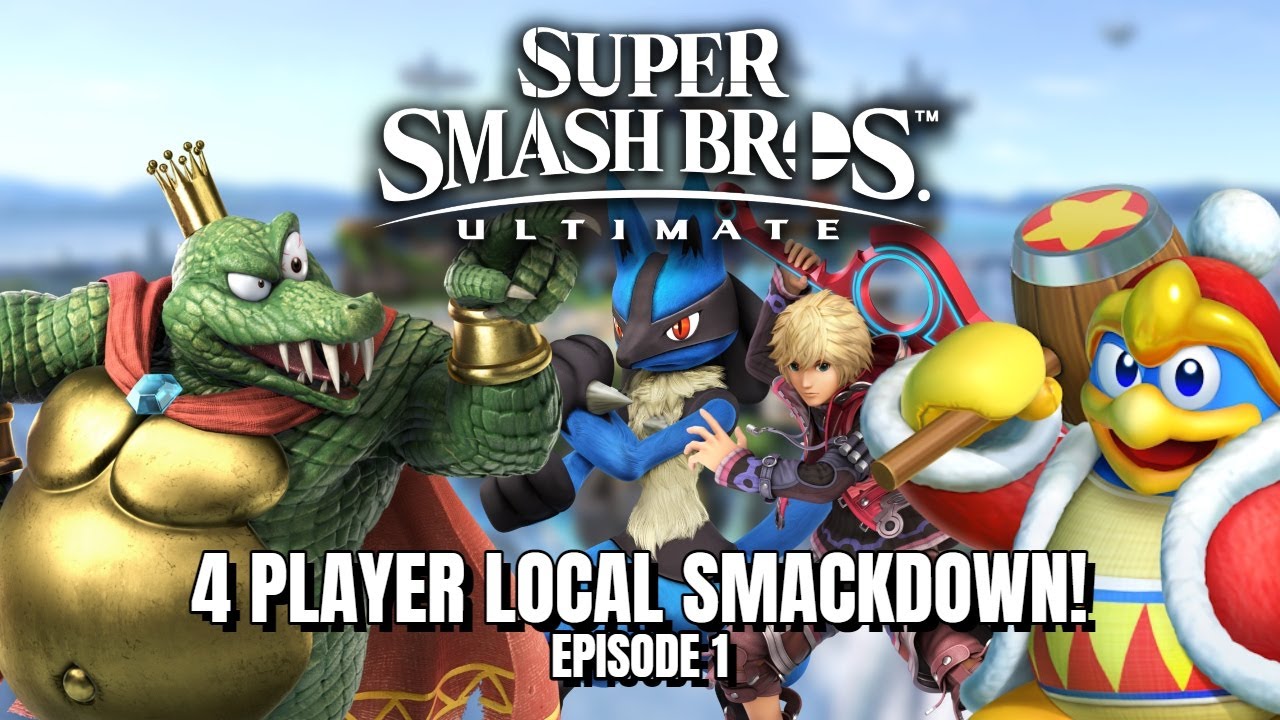 Super Smash Bros. Ultimate: 4 Player -Local- Smackdown! Episode 1 ...