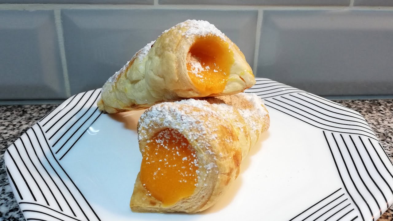 Cornucópias com Creme de Ovo - Receitas da Ratolinha - YouTube