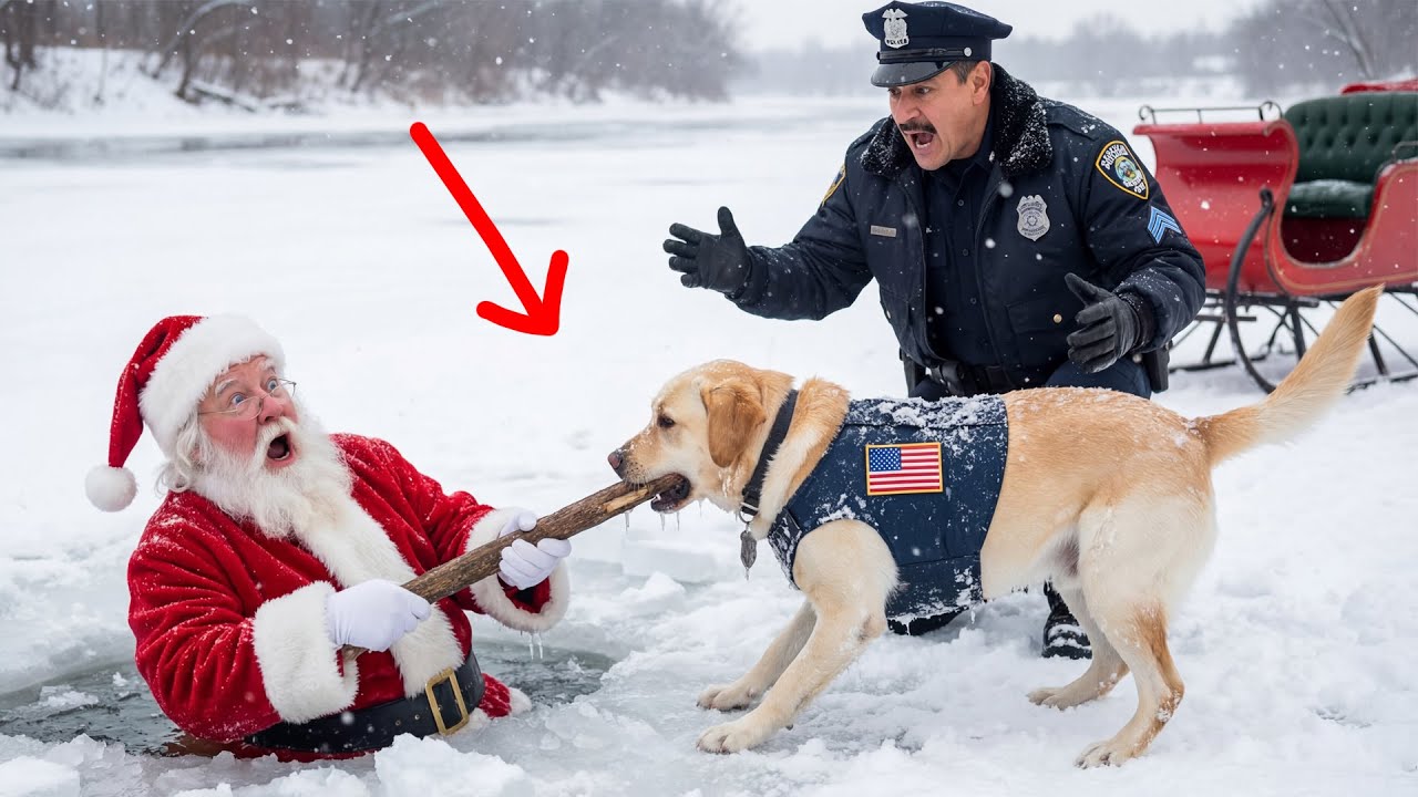 Police Labrador Dog Detects Danger on Christmas Eve — Saves Santa Claus ...