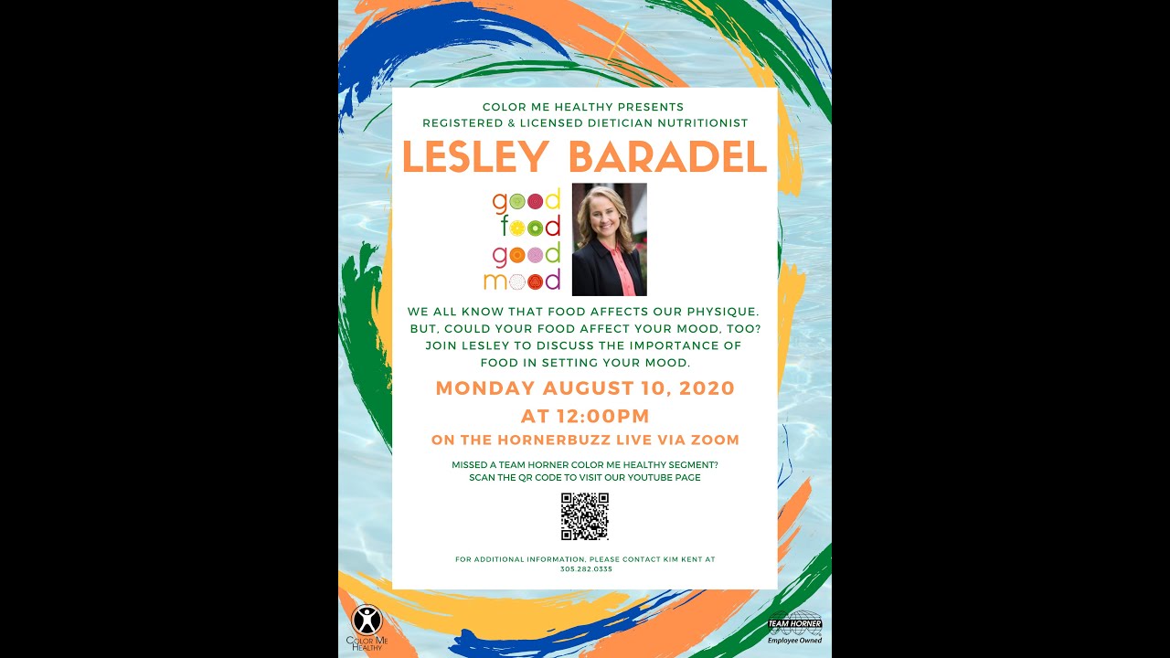 CMH - How to use food to improve your mood - Lesley Baradel Workshop ...