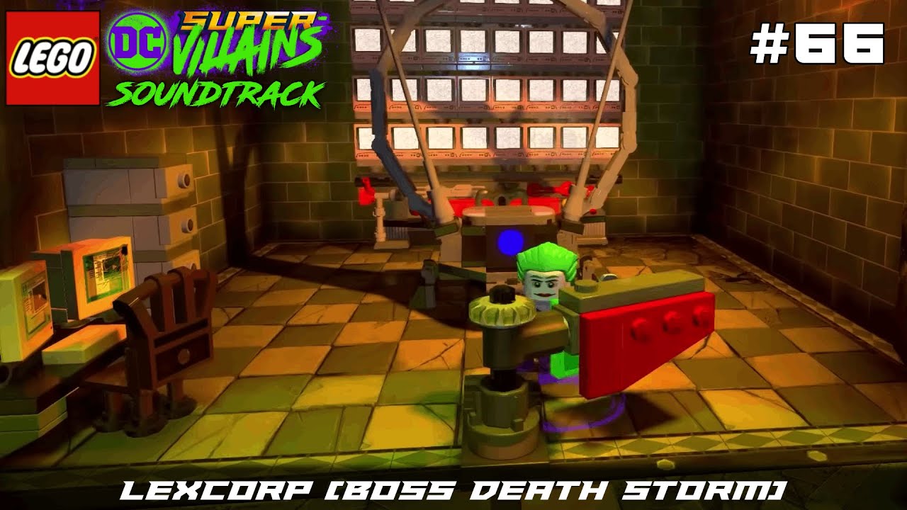 Lego DC Super-Villains Game Soundtrack - LexCorp (Boss Death Storm ...
