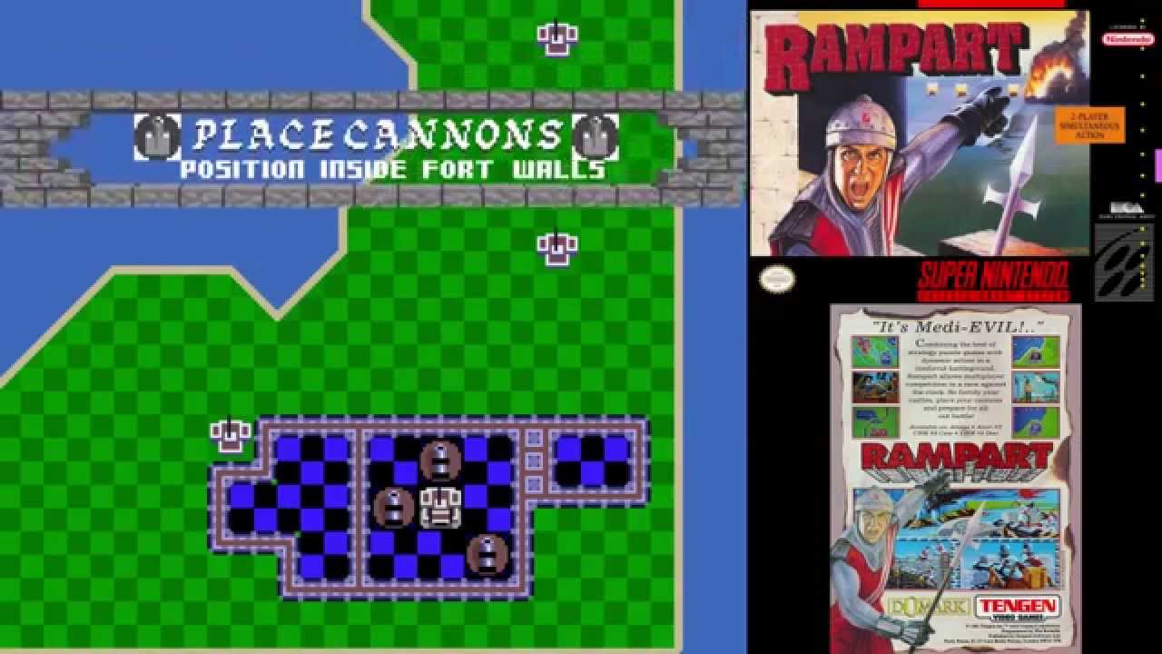 SNES A Day 70: Rampart - YouTube