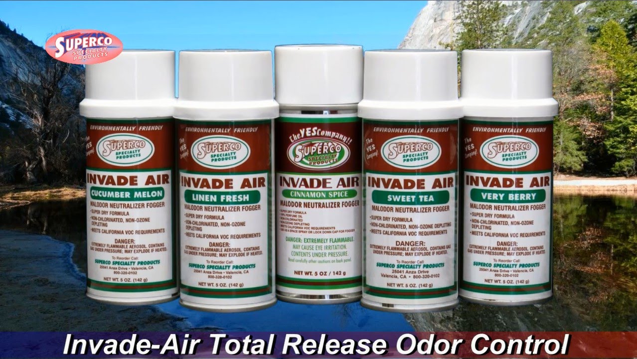 Invade Air Total Release Malodor Counteractants - YouTube