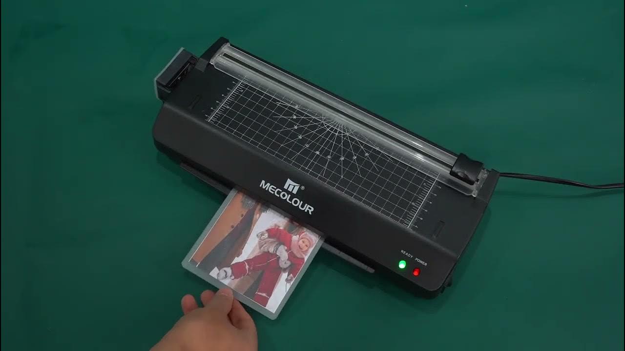 Plastificadora A4 Laminadora Maquina De Plastificar Mecolour - YouTube