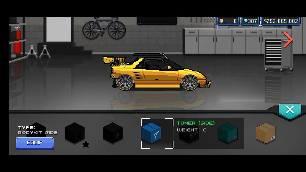 modif mobil mini,speed nya mntap,pixel car raser - YouTube