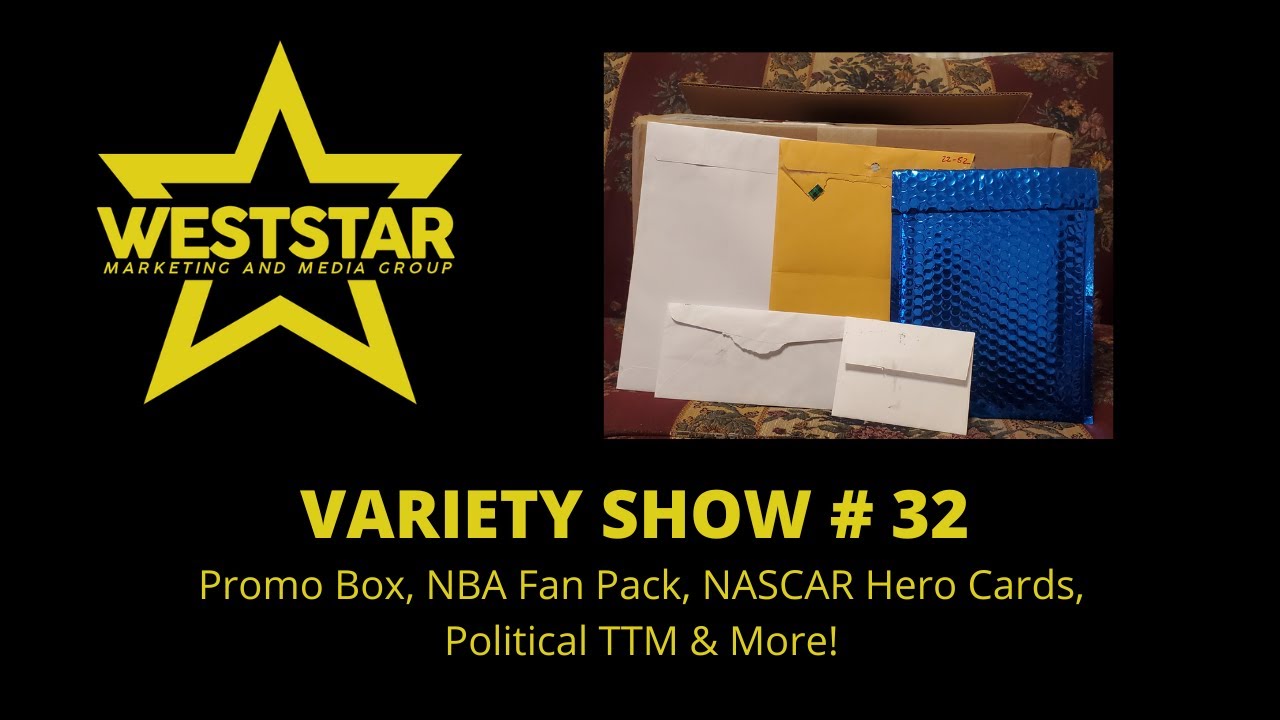 Variety Show # 32 - NBA Fan Pack, a Promo Box, NASCAR Hero Cards ...