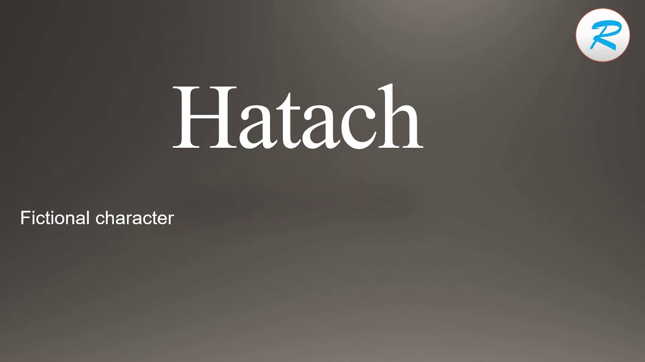 How to pronounce Hatach - YouTube