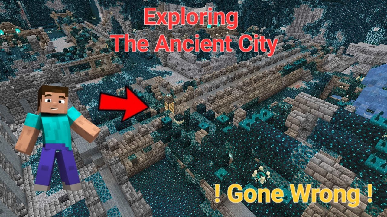 Exploring the Ancient City with My Noob friends In MINECRAFT | # ...
