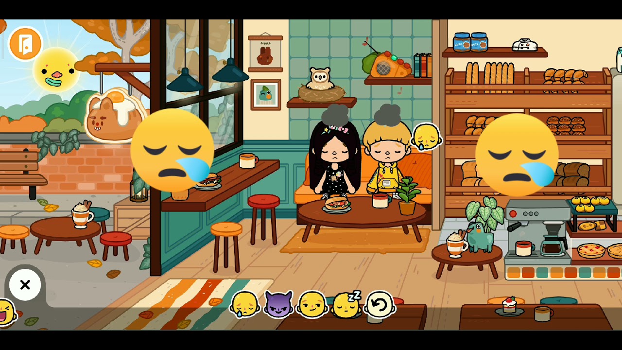 новые эмоции в игре тока бока - YouTube