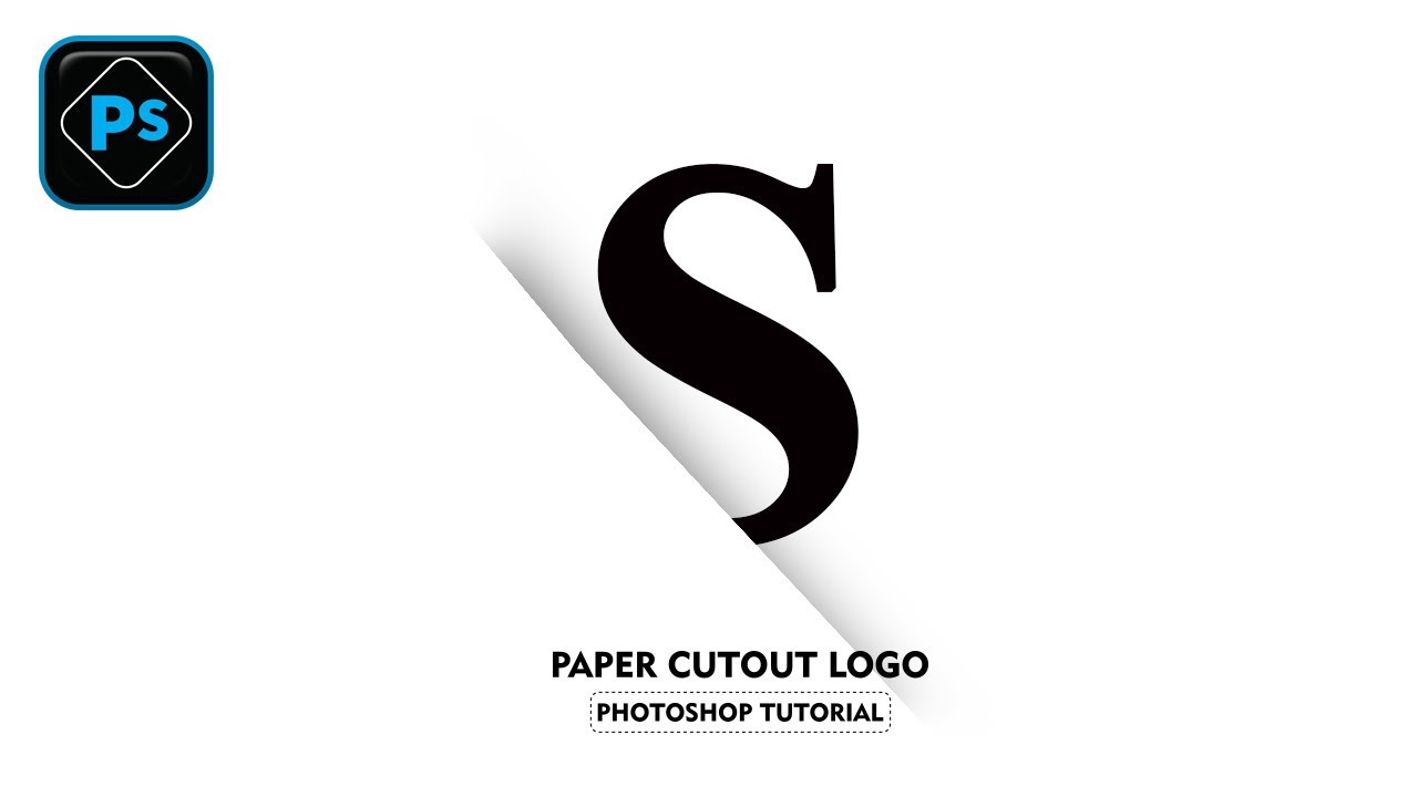 Paper Cutout Logo Design In Photoshop | Photoshop Tutorial - Ep-01 ...