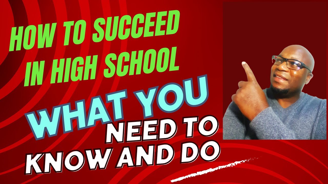 How to succeed in high school - YouTube