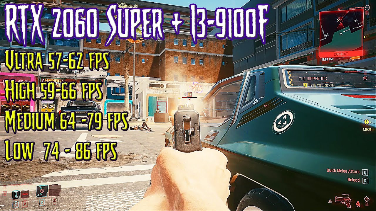 CYBERPUNK 2077 - RTX 2060 SUPER + I3-9100F GRAPHICS PERFOMANCE TEST ...