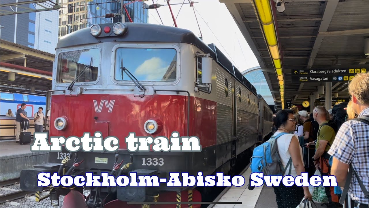 Stockholm-Abisko Turiststation Arctic train Sweden - YouTube