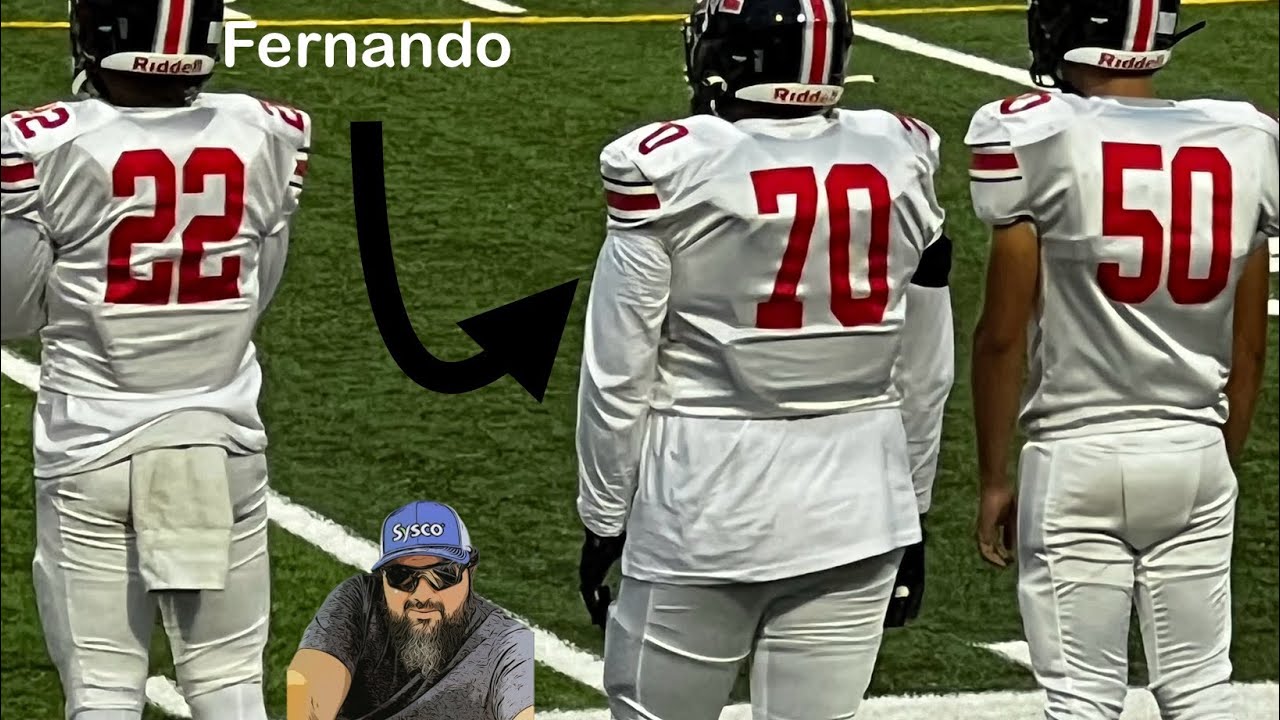 Fernando Fernandez #70 playing his first game season 2024 - YouTube