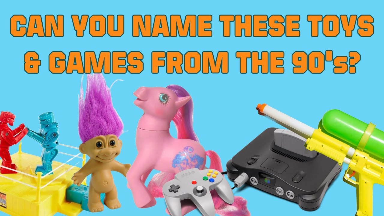 Can you guess these popular 90s toys & games? | Fun party quiz trivia ...