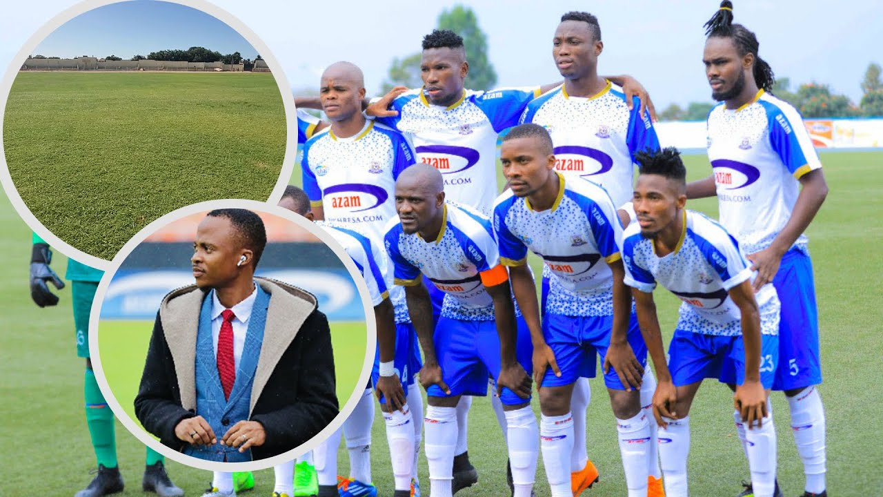 AZAM FC WAKAGUA UWANJA WA NANGWANDA SIJAONA, HASHEEM IBWE ANASEMA BOLI LINATEMBEA KESHO - YouTube