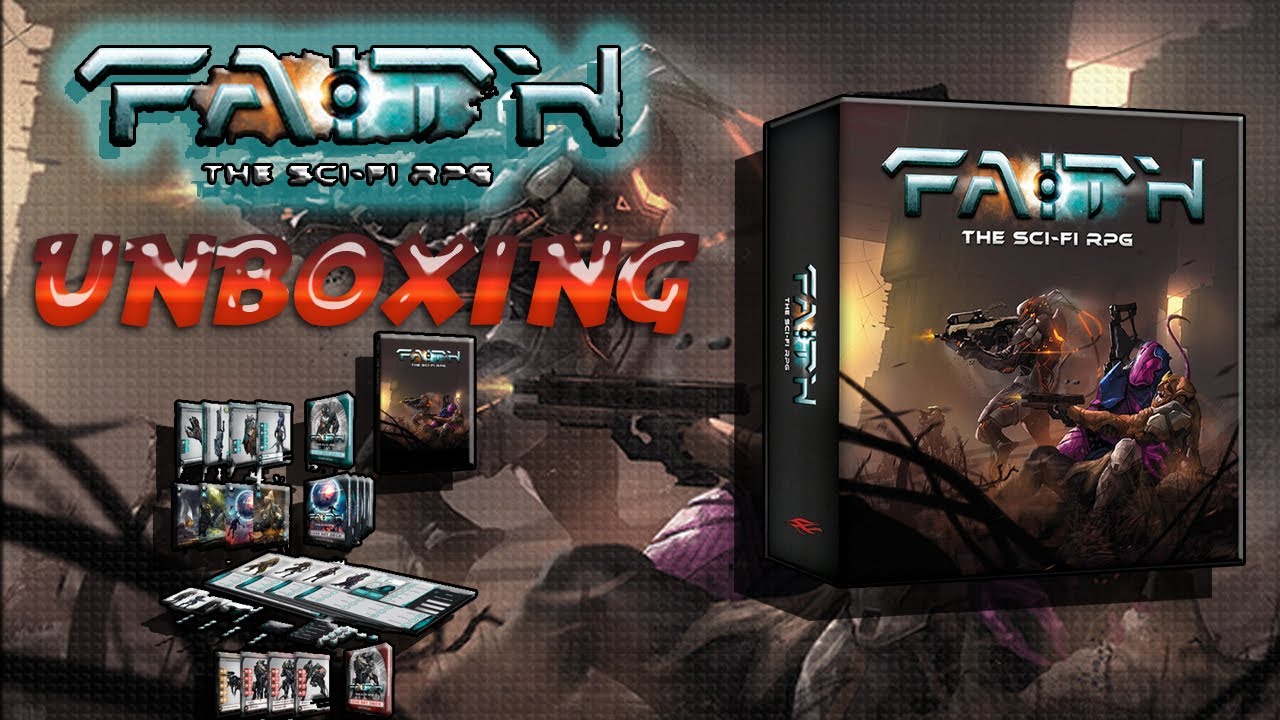 Faith The Sci Fi Rpg- Unboxing Español- Tu Turno - YouTube
