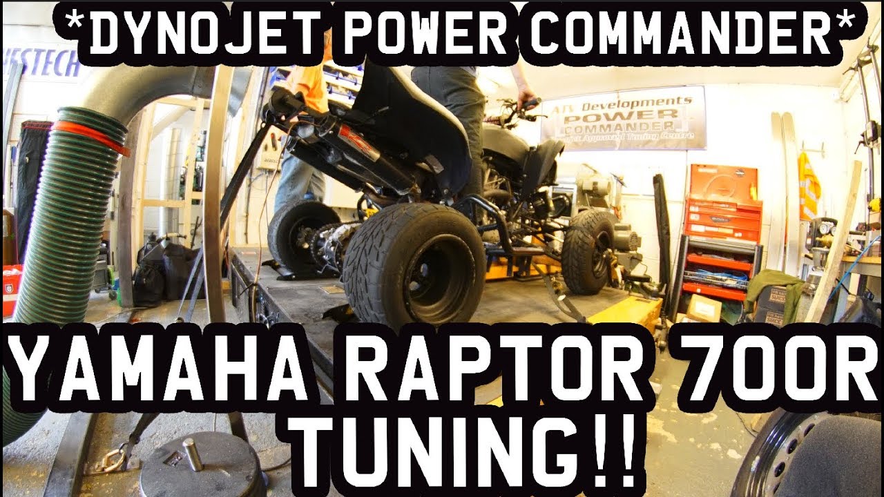 TUNING MY QUAD BIKE! *YAMAHA RAPTOR 700R* *DYNOJET POWER COMMANDER ...