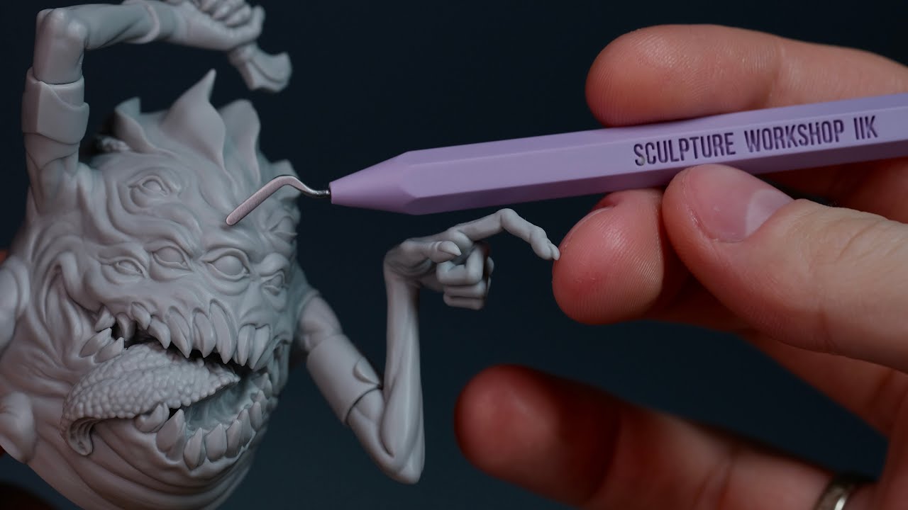 Sculpting TZEENTCH HORRORS miniature from WARHAMMER. How to sculpt a ...