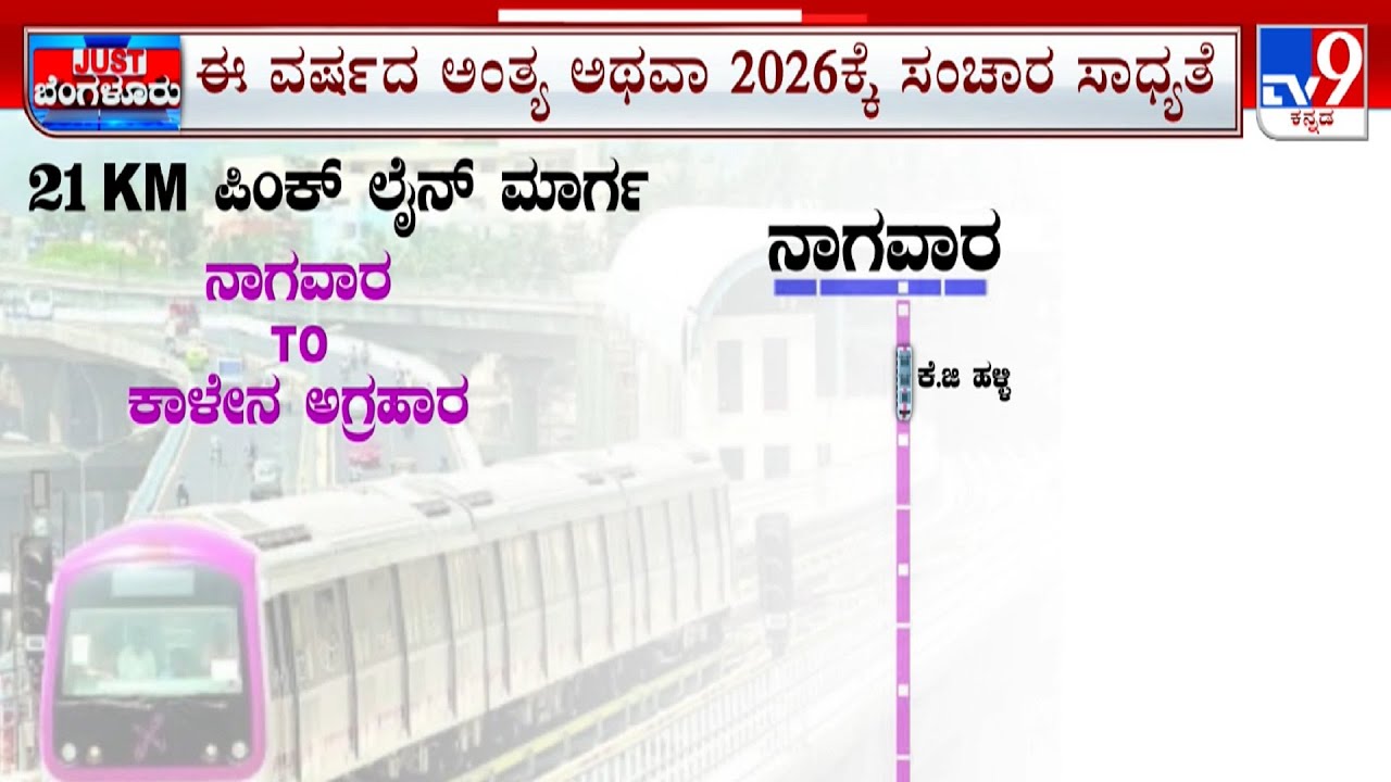 Bengaluru Metro’s Pink Line To Be Opened By End Of This Year: ಸಜ್ಜಾಯ್ತು ...