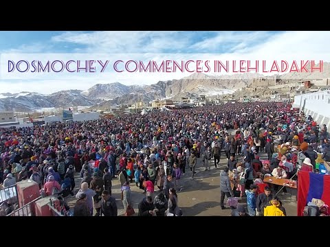 2 day dosmochey festival commences in Leh, Ladakh - YouTube