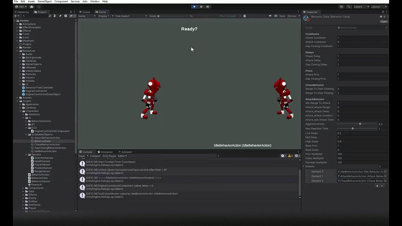 ep. 8 | Behavior Tree based AI | devlog - YouTube