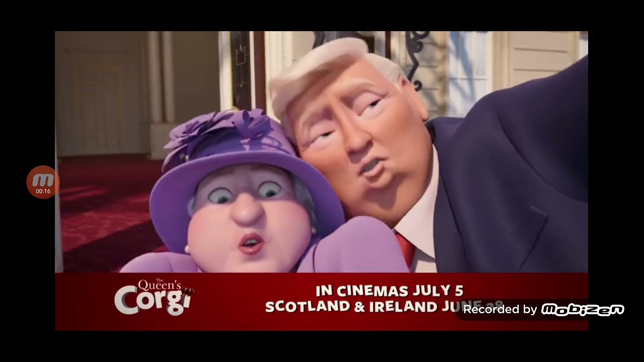 The Queens Corgi Donald Trump - YouTube