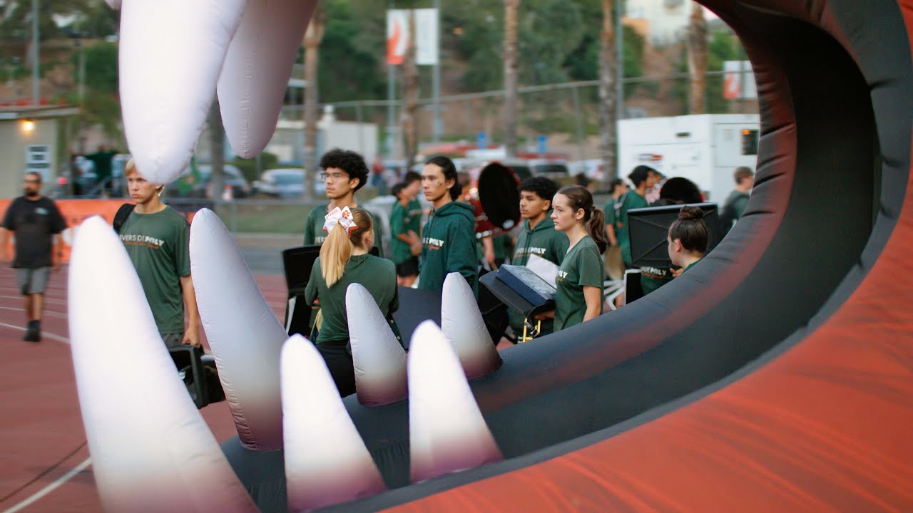 Riverside Polytechnic Band and Color Guard, After Football Game ...