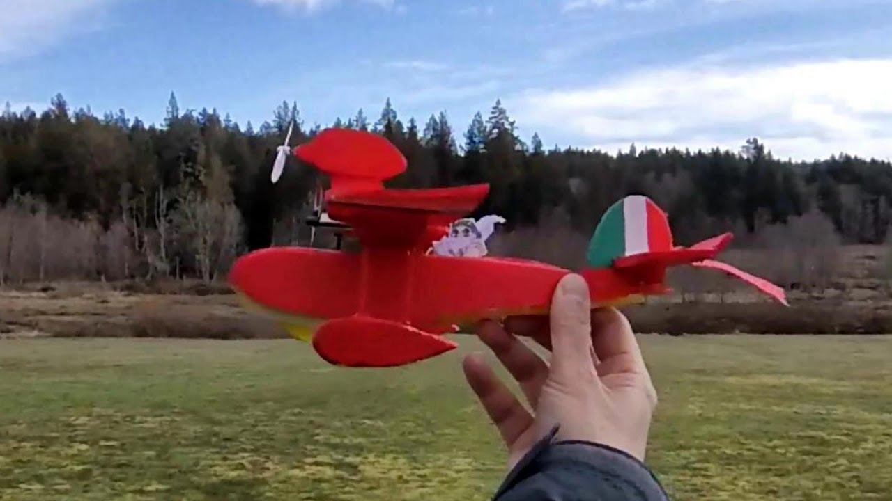 Savoia S.21 Italian racing seaplane Outdoor Flight (1s Puller) - YouTube