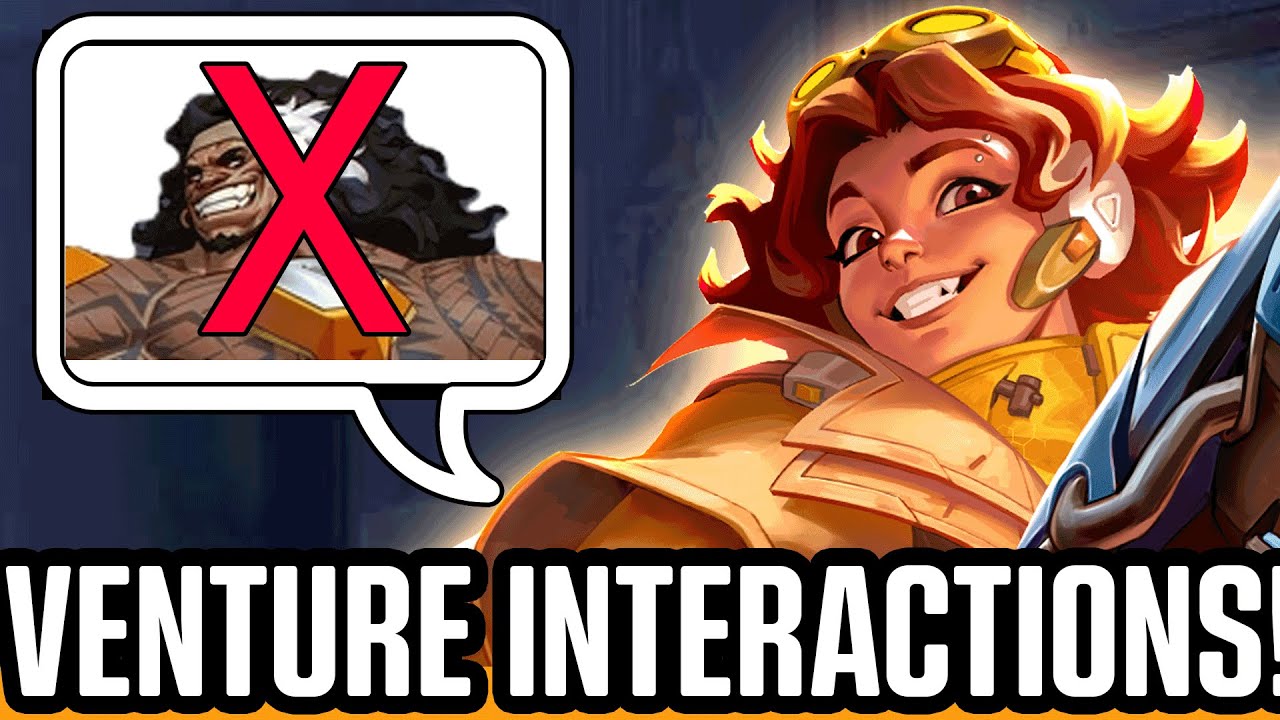 The NEW Overwatch VENTURE Interactions are ADORKABLE 😂 - YouTube