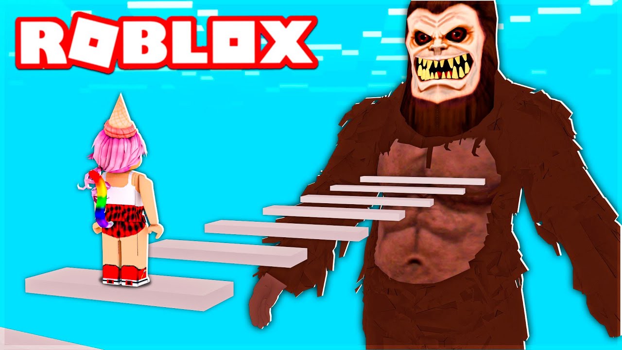 ESCAPA DEL BIGFOOT GIGANTE en ROBLOX! - YouTube