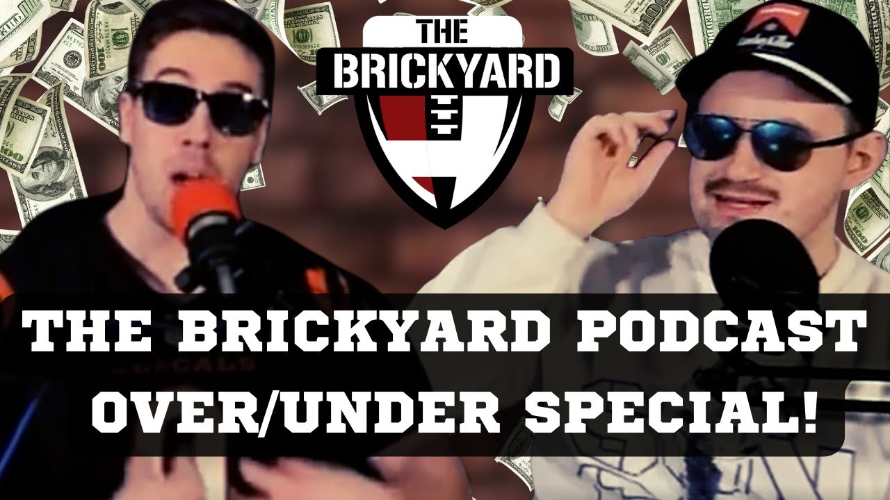 BRICKYARD PODCAST: Every NFL Teams Over/Under- Hip Drop Tackle MADNESS- And the NBA PLAYOFF Race ...