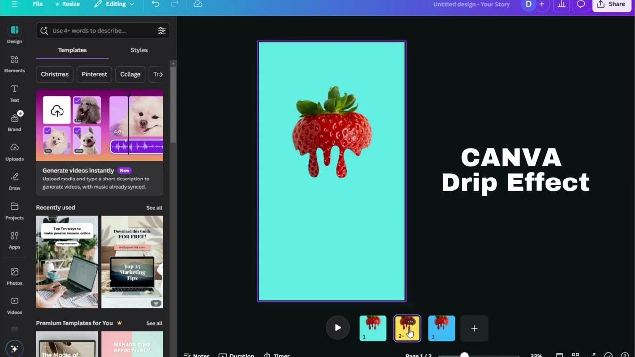 Don’t Miss This! The Ultimate Canva Drip Effect Tutorial 🎨 - YouTube