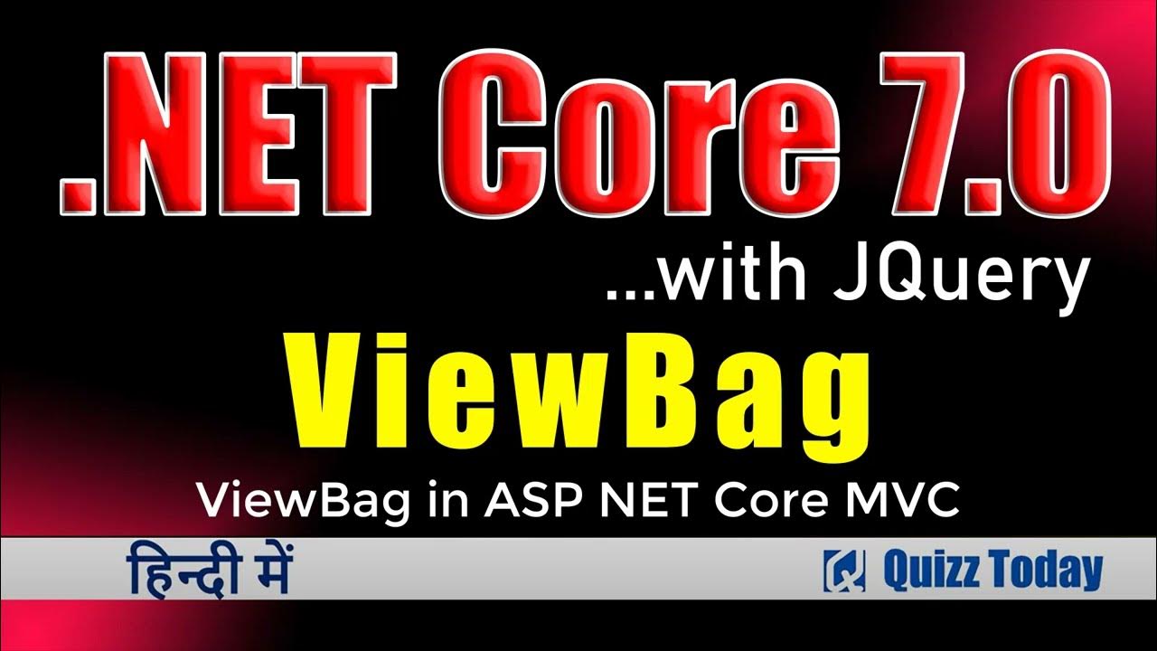 27viewbag In Asp Net Core In Hindi Youtube