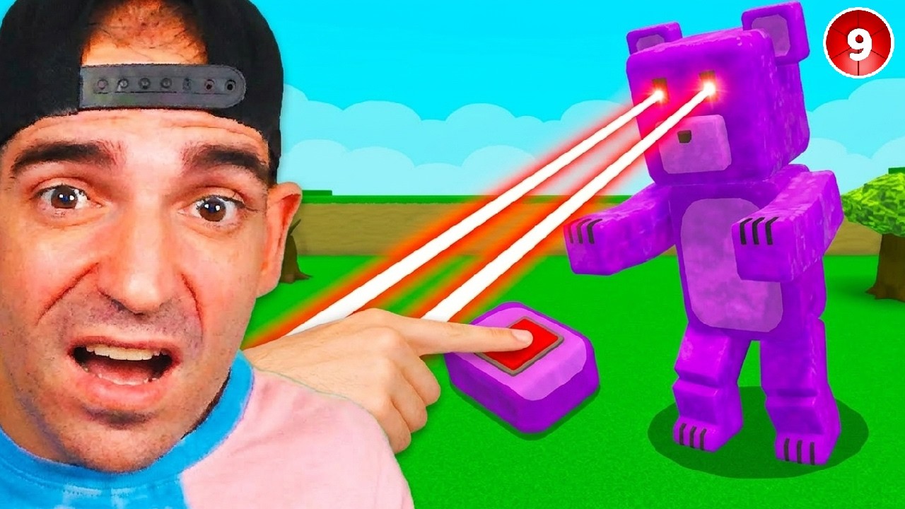 ¿Qué PASA si ACTIVAS el BOTÓN del OSO MORADO? 😱 - Super Bear Adventure ...