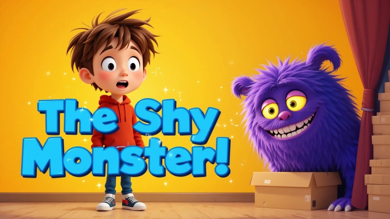 Milo and the Shy Monster | Heartwarming Animated Kids Story | Bedtime ...