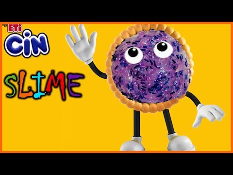 Eti Cin Slime - Renkli Pullarla Şeffaf Slime Süsleme - Slaym Süsleme - KukimanyaTV