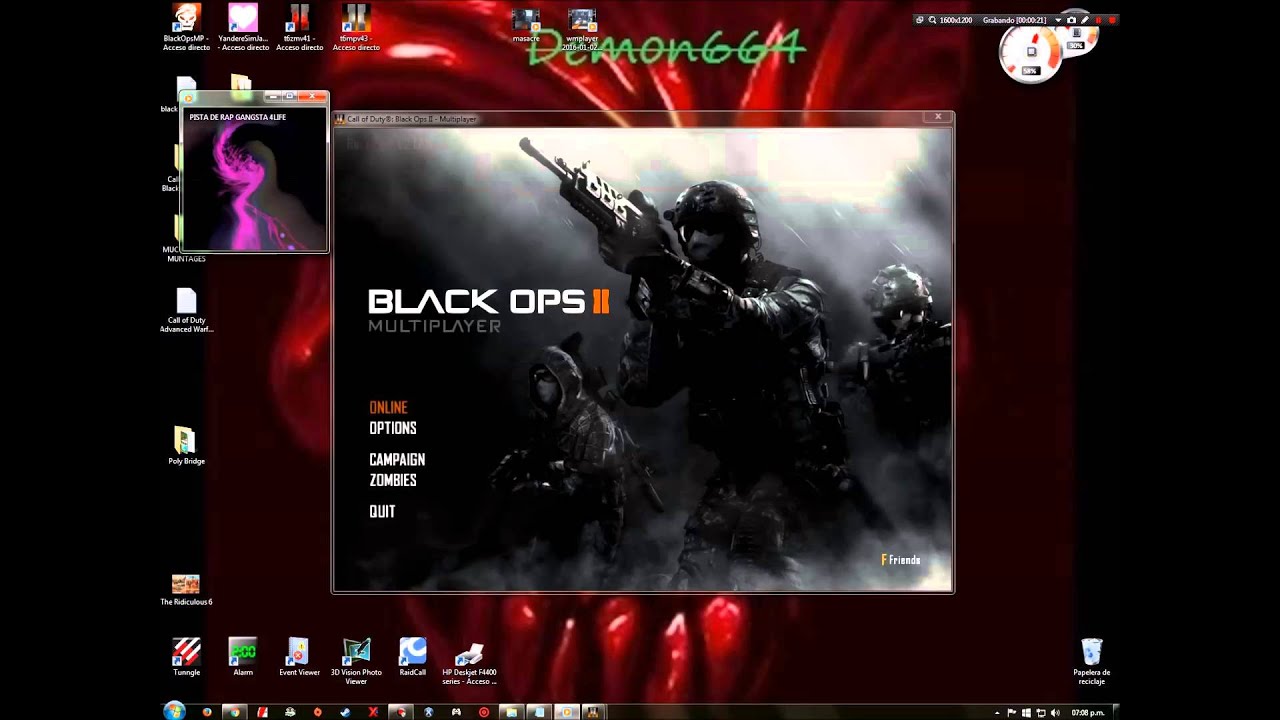 como jugar Black Ops 2 pirata REDACTED 2018 - YouTube