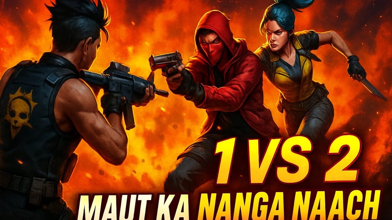 1 vs 2 free fire ☠️🔥 - YouTube
