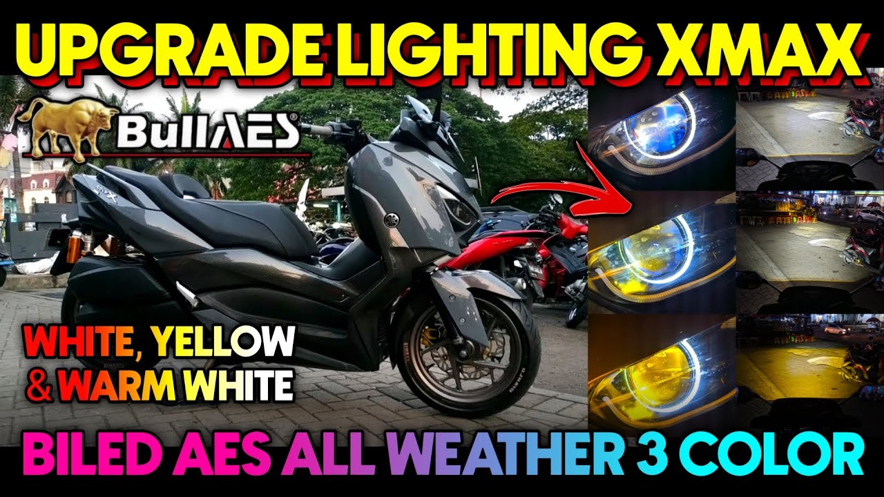 BILED AES ALL WEATHER PNP YAMAHA XMAX - YouTube