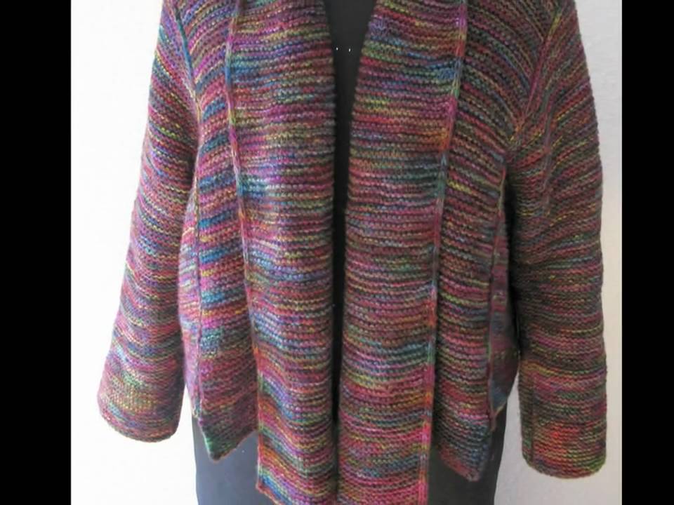 Handknit Panel Jacket - YouTube