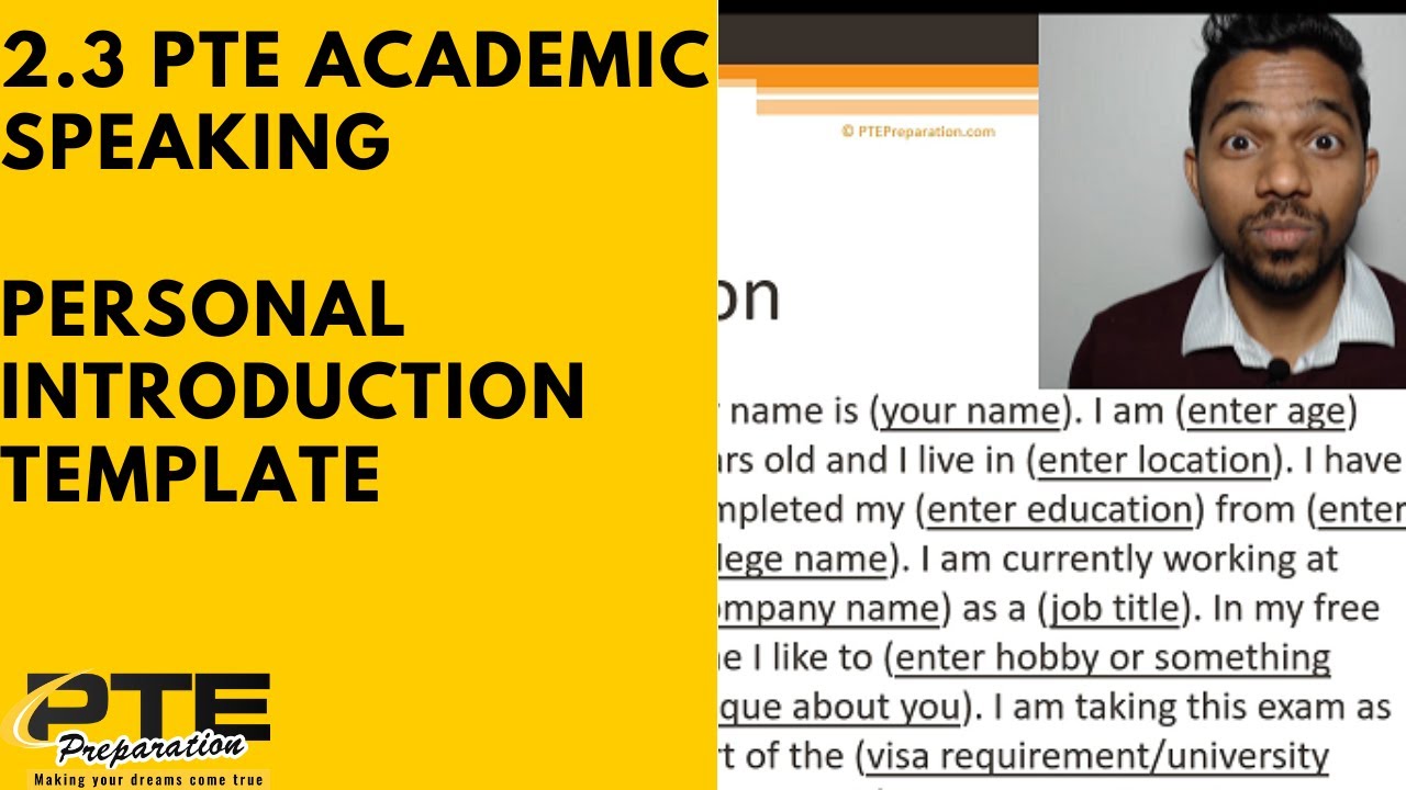 2 3 PTE Academic Speaking Personal Introduction Template YouTube 2-3-pte-academic-speaking-personal-introduction-template-youtube