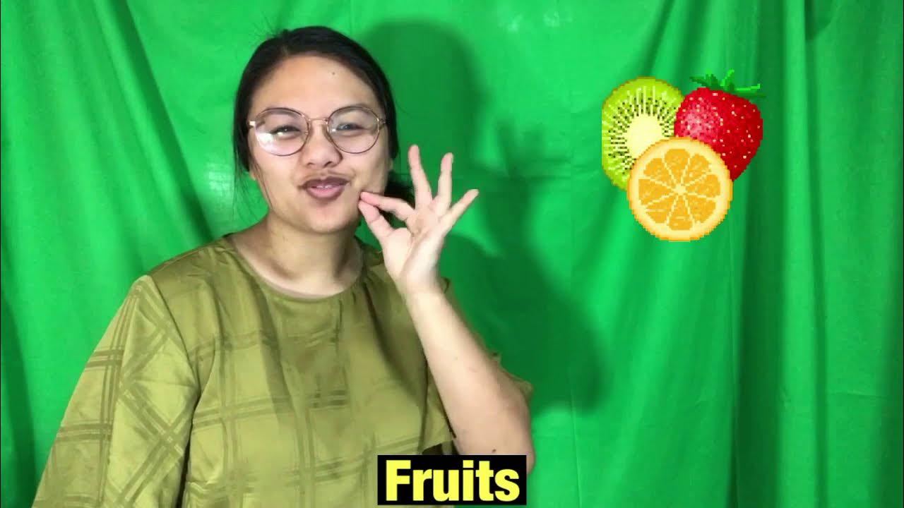 ASL: FRUIT - YouTube